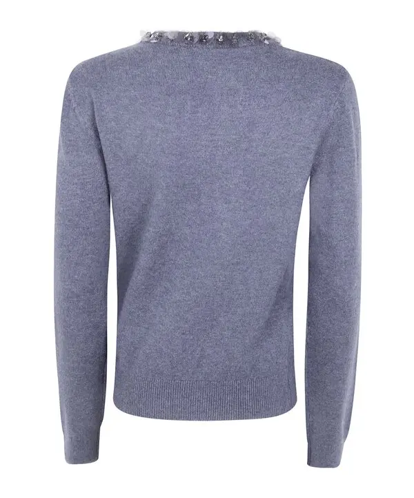 Seventy Embellished Neck Jumper