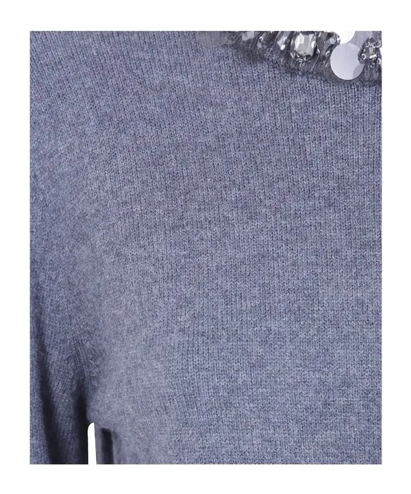 Seventy Embellished Neck Jumper