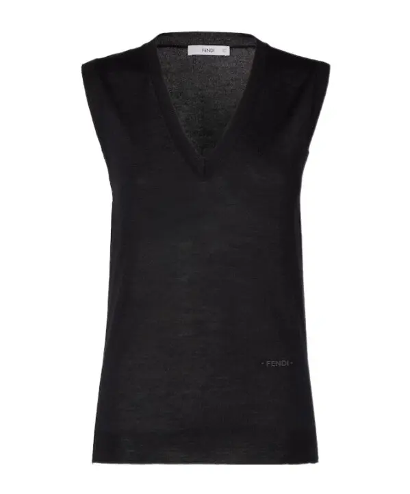 Fendi Cashmere Top - Black
