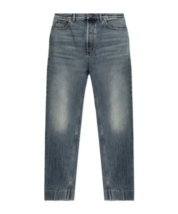 Valentino Garavani Five-pocket Denim Trousers - Gray