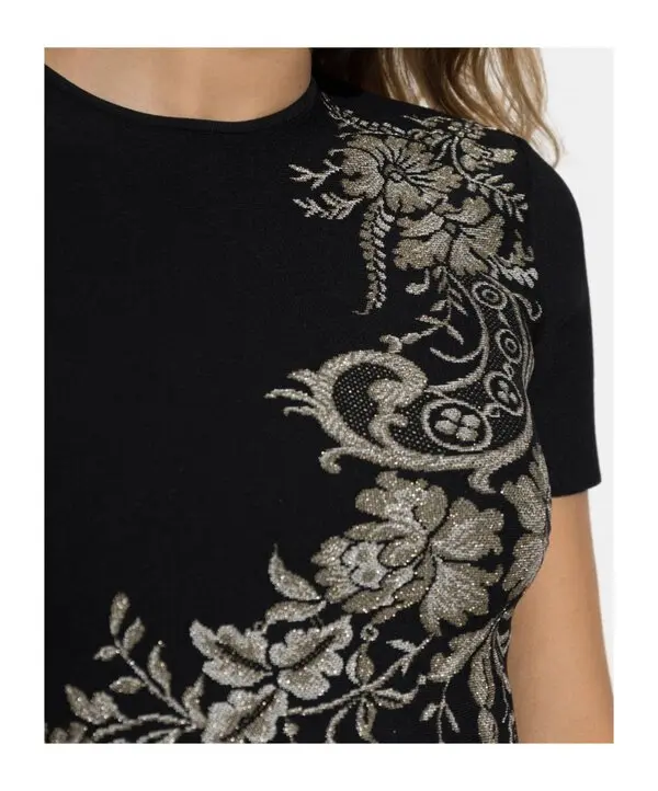 Alexander McQueen Top With Floral Motif