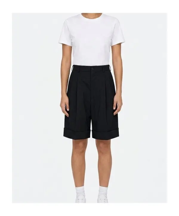 Comme Des Garçons Belt-loop Shorts