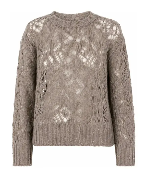 Max Mara Crochet Crewneck Jumper