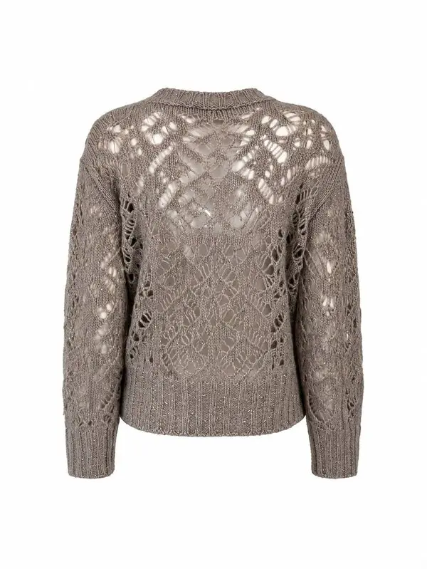 Max Mara Crochet Crewneck Jumper