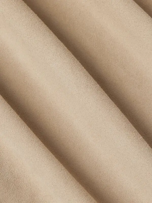 Zegna Light Taupe Suede Bomber