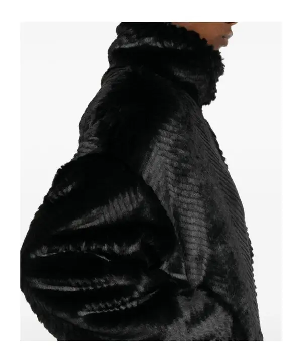FORTE_FORTE Chevron-pattern Jacket