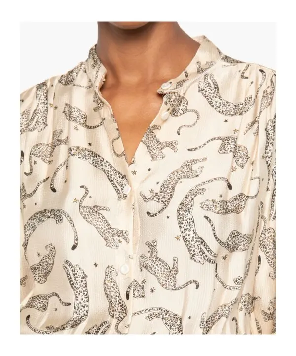 FORTE_FORTE Leopard-print Midi Dress