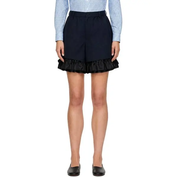 Comme Des Garçons Wide-leg Trousers With An Elastic Waist