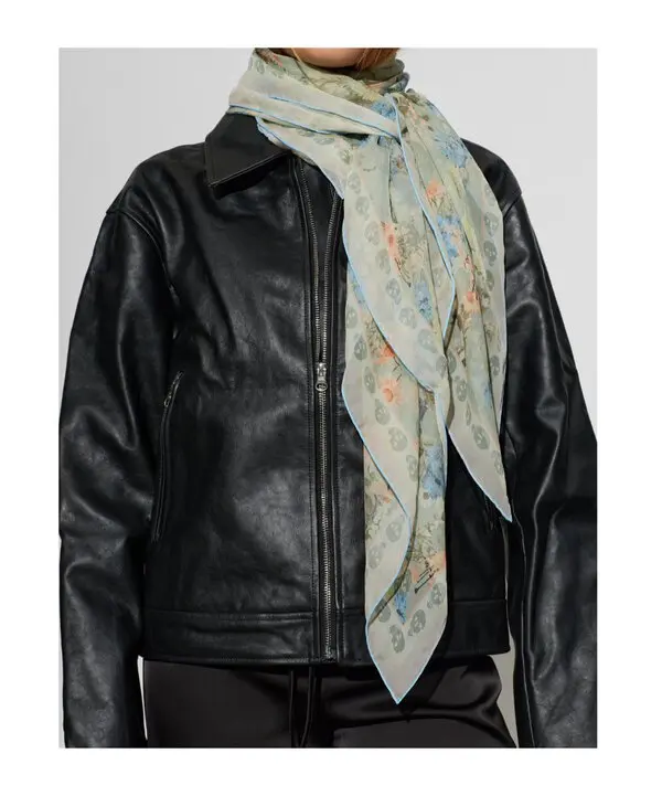 Alexander McQueen Classic Skull Foulard