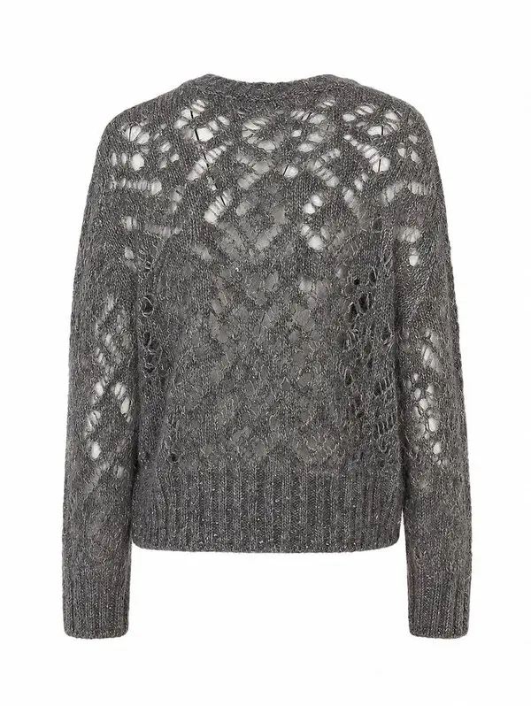 Max Mara Crochet Crewneck Jumper