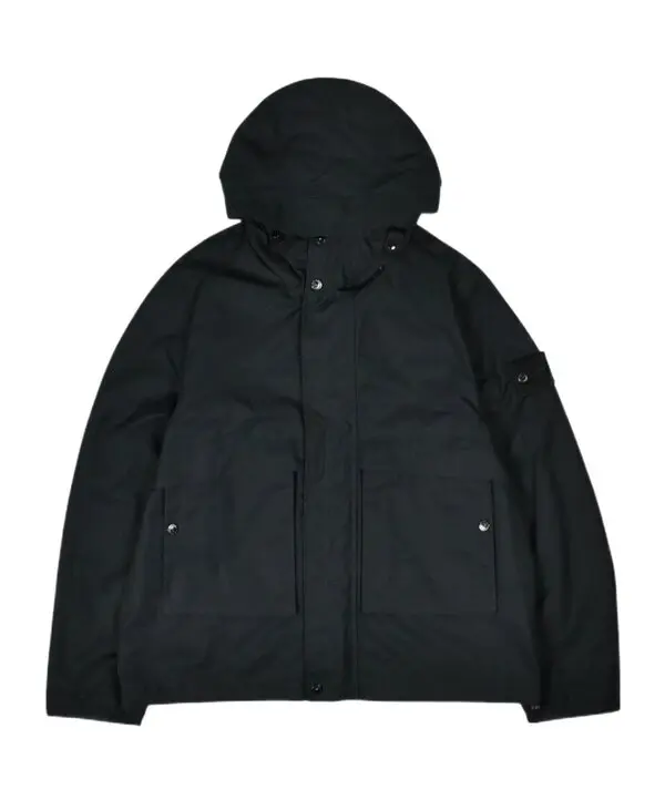 Stone Island Windproof And Breathable Hooded Jacket - Blue