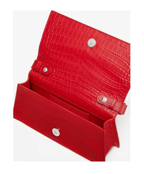 Alexander McQueen Jewelled Embossed Mini Shoulder Bag