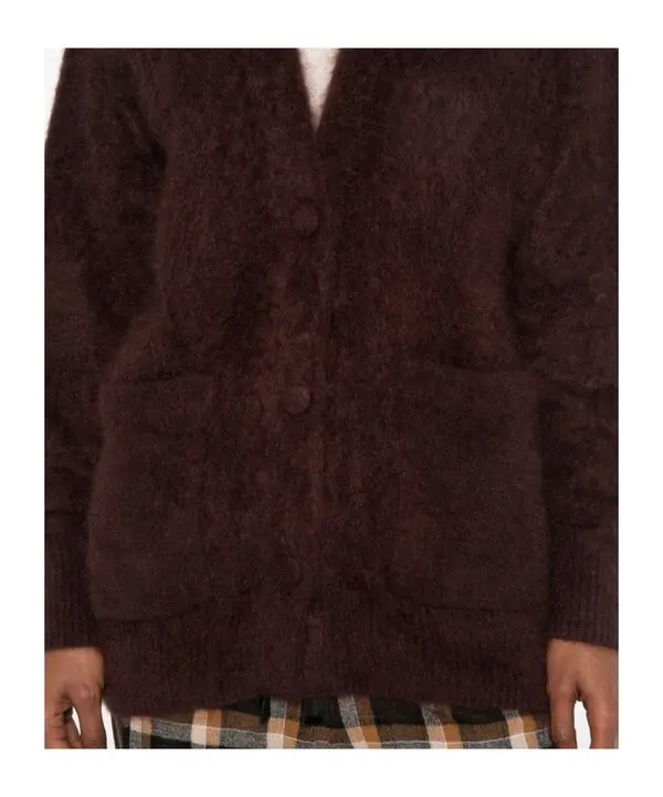 FORTE_FORTE Brushed Knit Cardigan