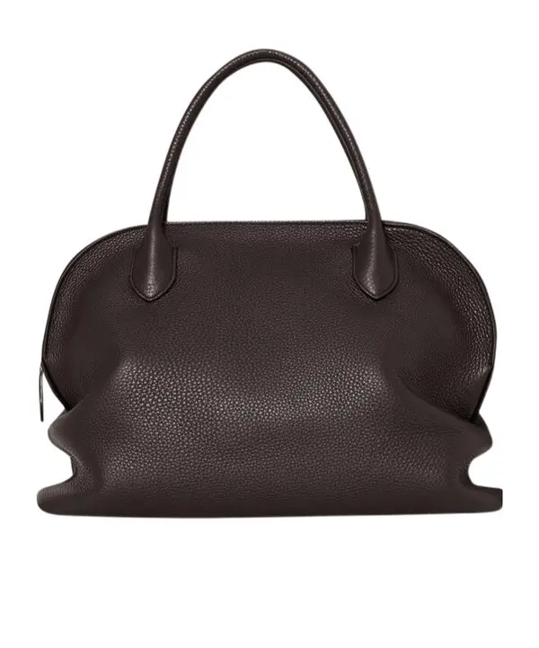 THE ROW Agnes 12 Bag - Deep Brown