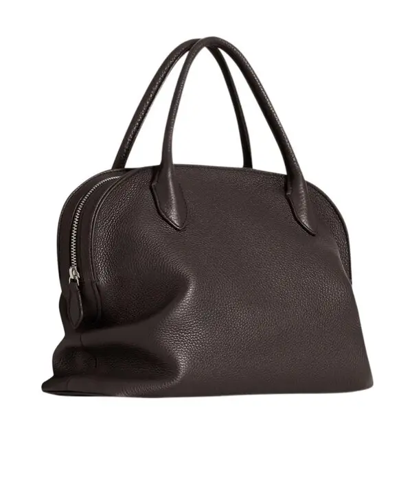 THE ROW Agnes 12 Bag - Deep Brown