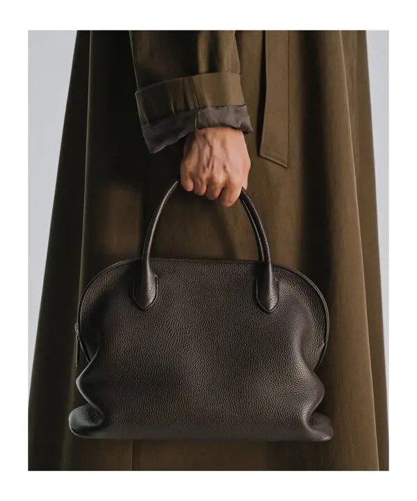 THE ROW Agnes 12 Bag - Deep Brown