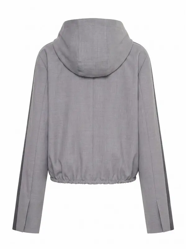 Sportmax Spxlepre Zipped Hooded Jacket