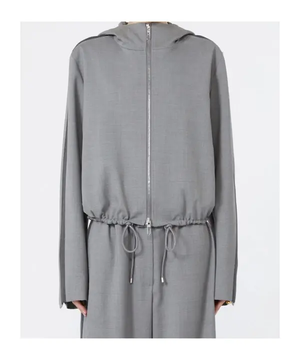 Sportmax Spxlepre Zipped Hooded Jacket