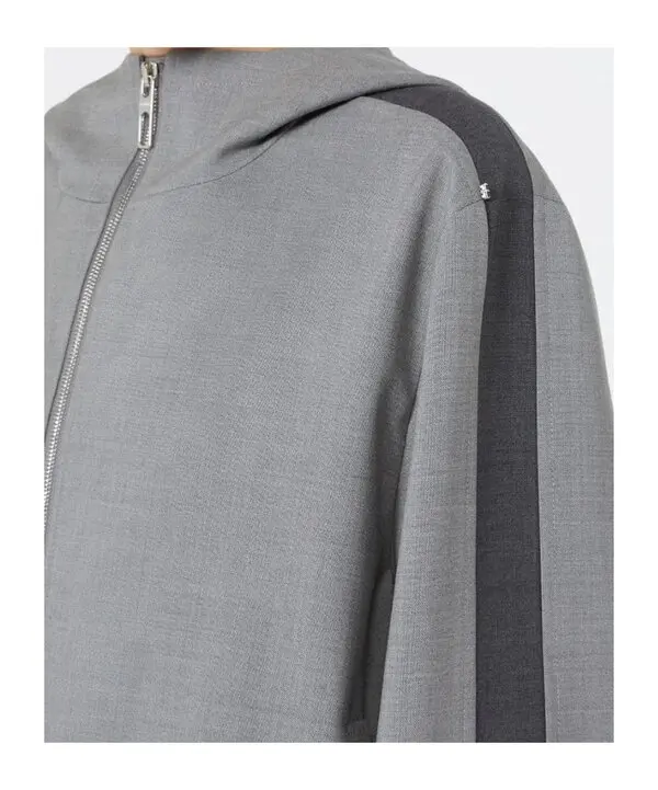 Sportmax Spxlepre Zipped Hooded Jacket