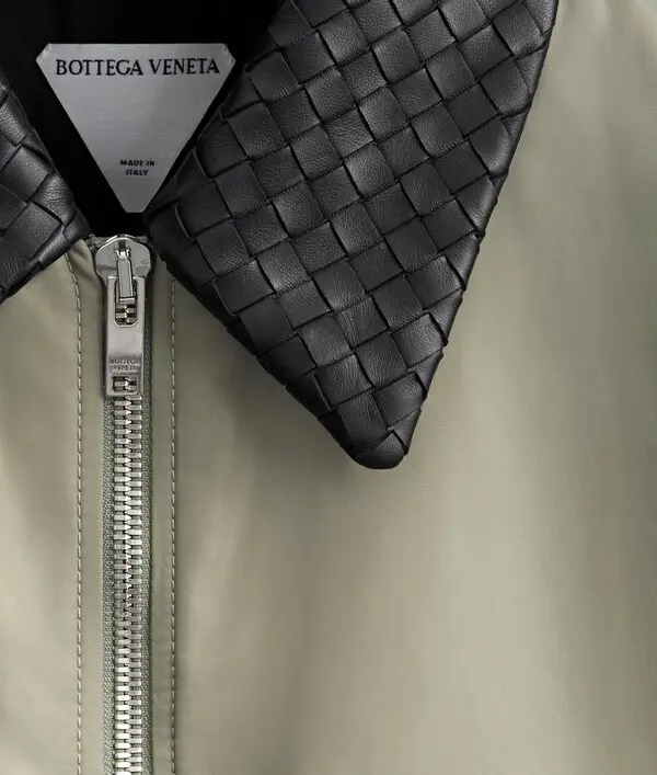 Bottega Veneta Satin Nylon Blouson