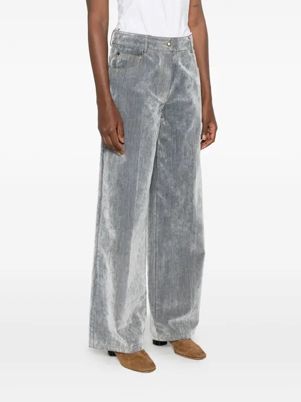 FORTE_FORTE Velvet-finish Trousers