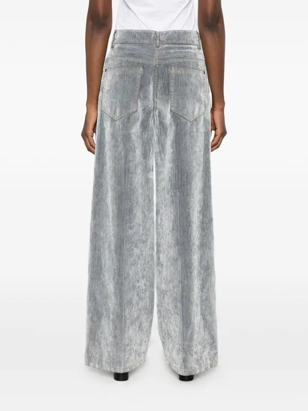 FORTE_FORTE Velvet-finish Trousers