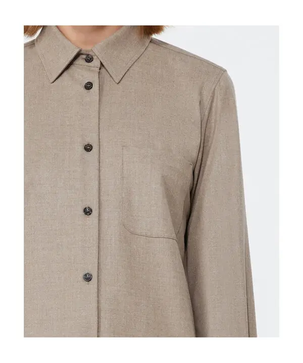 Max Mara Long-sleeved Button-up Shirt