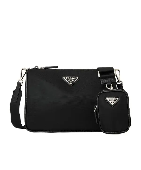 Prada Logo Shoulder Bag
