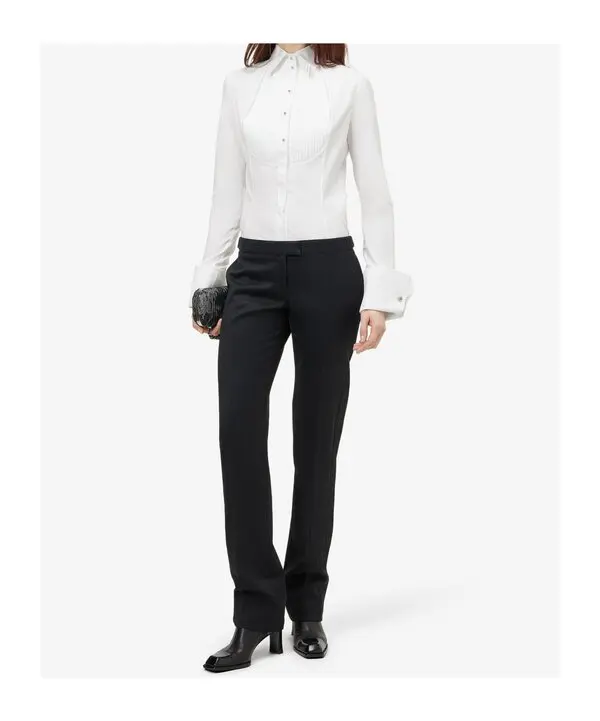 Alexander McQueen Tuxedo Striped Shirt