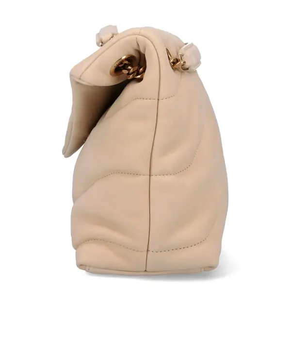 Saint Laurent Quilted Small Satchel