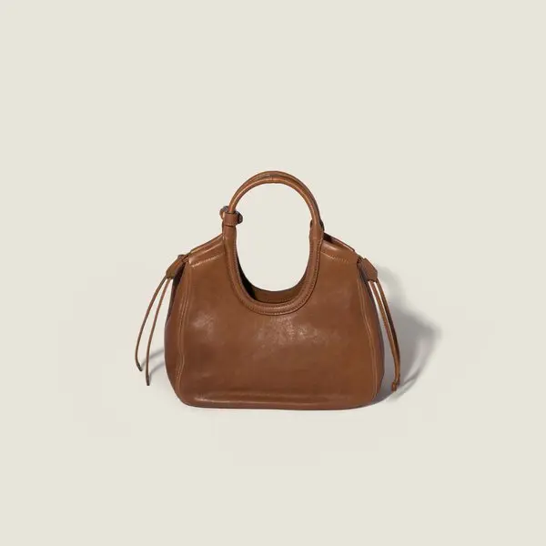 Miu Miu Ivy Nappa Leather Tote Bag