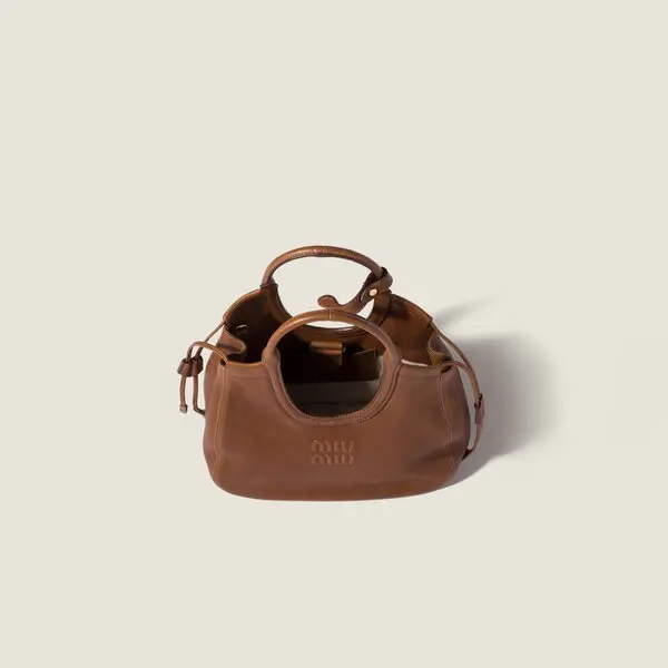 Miu Miu Ivy Nappa Leather Tote Bag