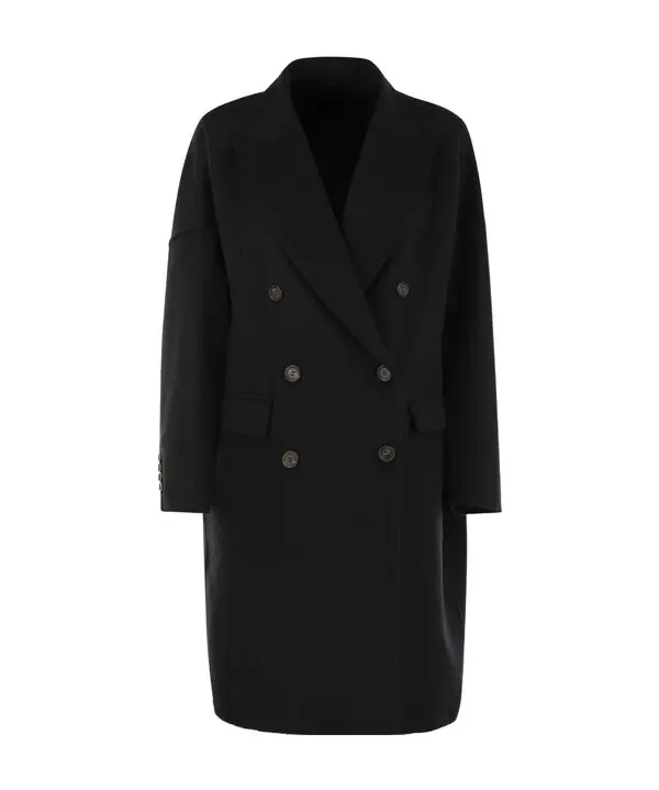 Brunello Cucinelli Monili Double-breasted Coat