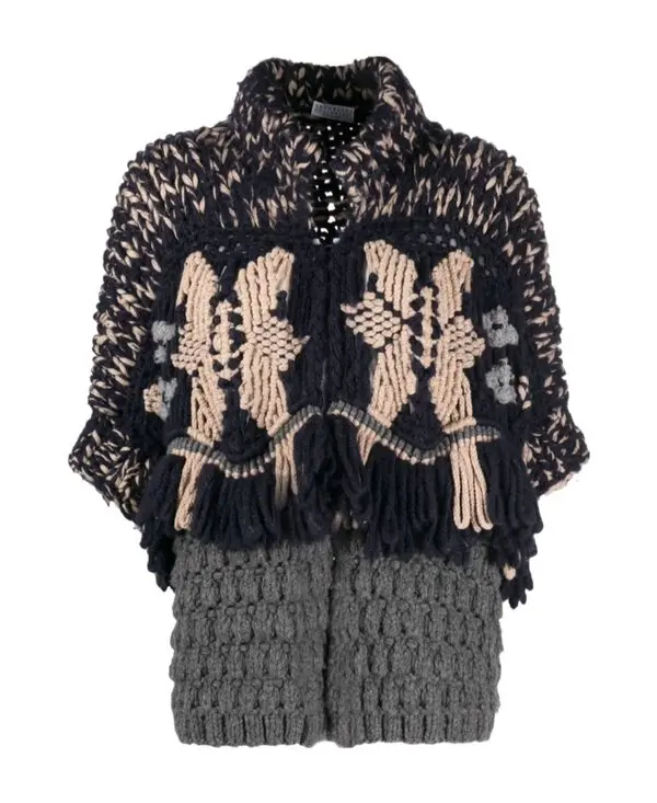Brunello Cucinelli Drop-shoulder Cashmere Cardigan
