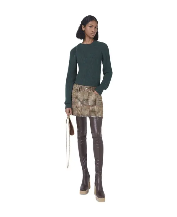 Stella McCartney Twist Detailed Knitted Jumper