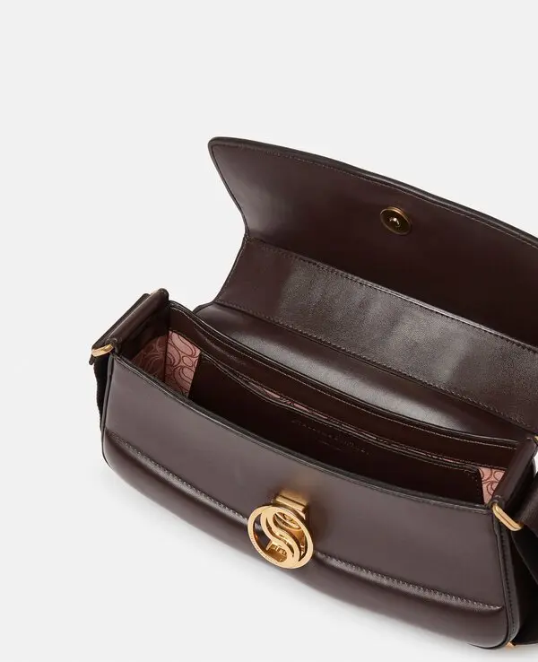 Stella McCartney S-wave Padded Shoulder Bag - Black