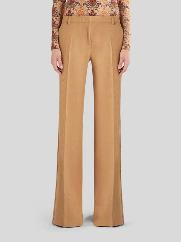 Etro Low-rise Flared Trousers