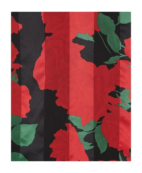 Saint Laurent Floral Printed Sleeveless Dress