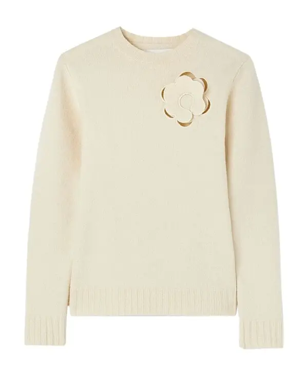 JIL SANDER Crew-neck Sweater - Nude