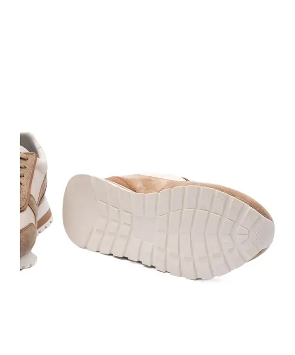 Brunello Cucinelli Panelled Lace-up Sneakers