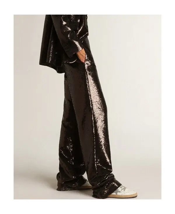 GOLDEN GOOSE Sequin-embellished Trousers