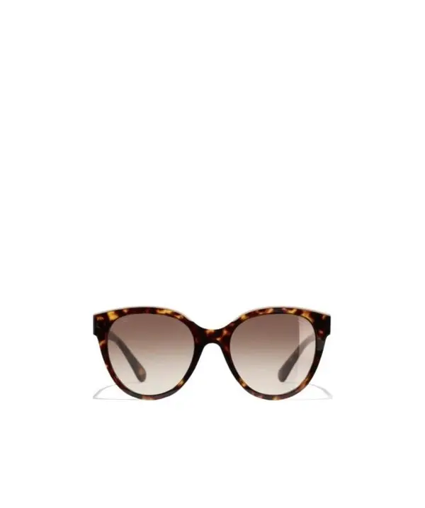 Chanel Round Sunglasses - Brown