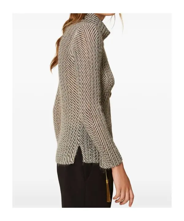 TWINSET Turtleneck Jumper With Print