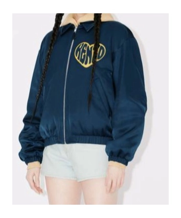Kenzo Heart Patch Zip-up Jacket