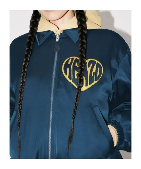 Kenzo Heart Patch Zip-up Jacket