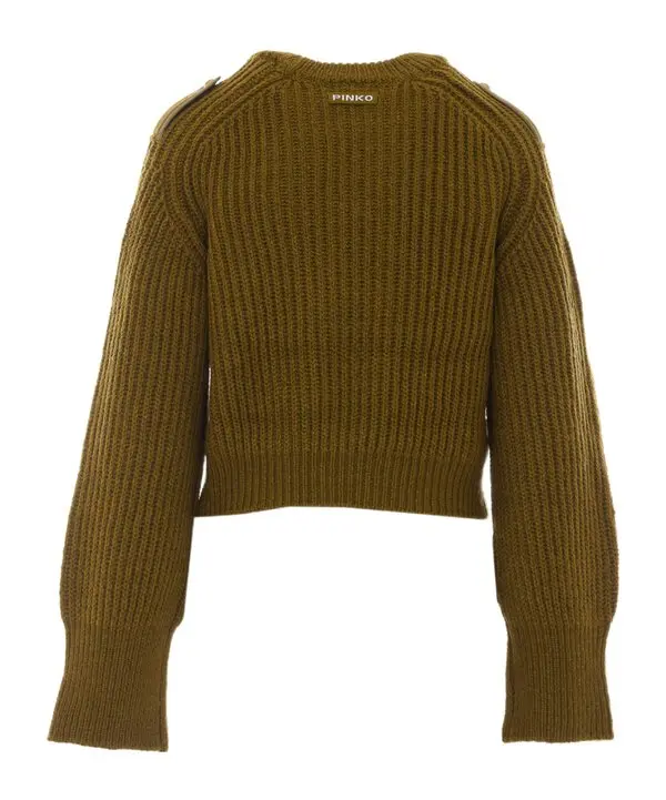Pinko Chest Pocket Ribbed Sweater