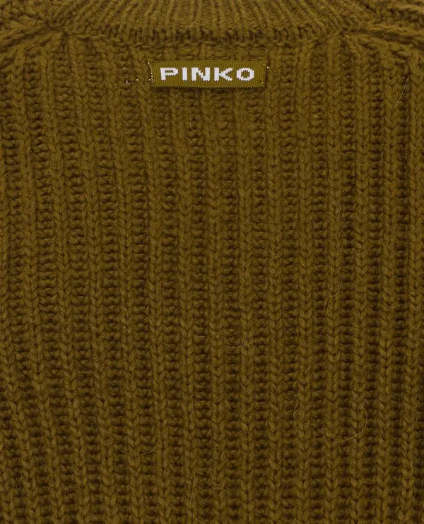 Pinko Chest Pocket Ribbed Sweater
