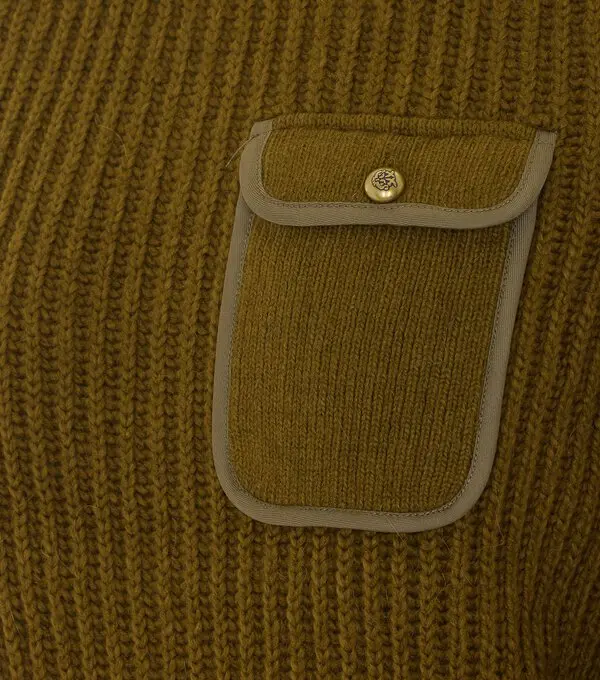 Pinko Chest Pocket Ribbed Sweater