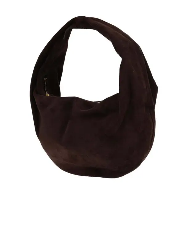 Khaite Medium The Olivia Suede Shoulder Bag