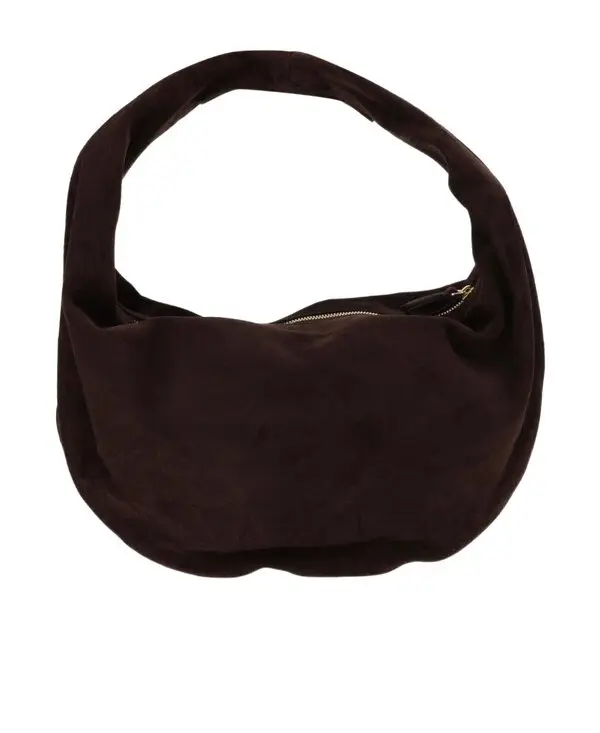 Khaite Medium The Olivia Suede Shoulder Bag